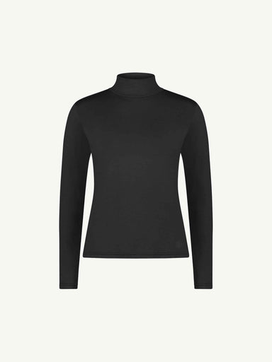Women's Opua Merino Mockneck Black